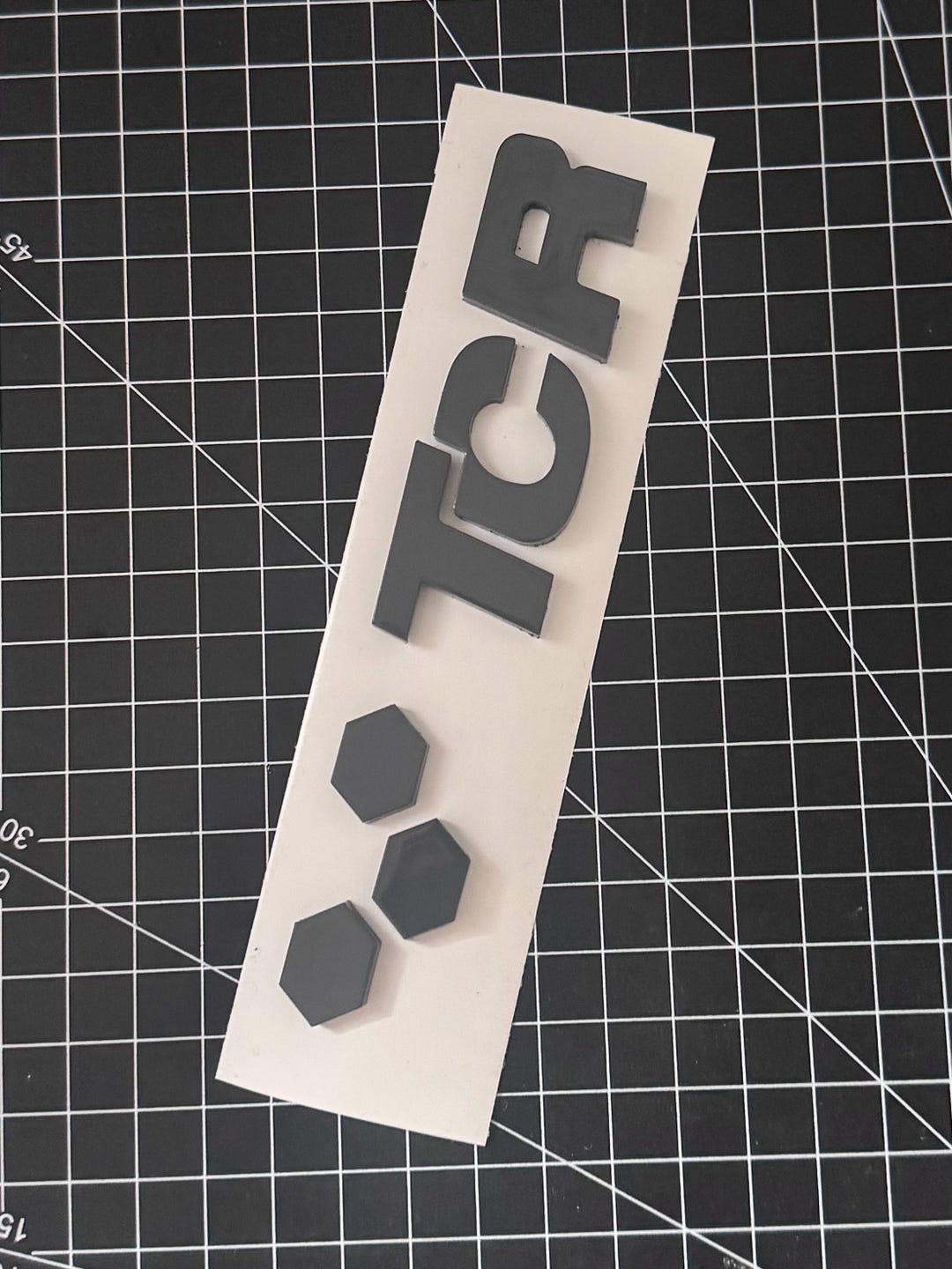 VW Golf GTI TCR Emblem, Logo in Pure Gray - Etsy