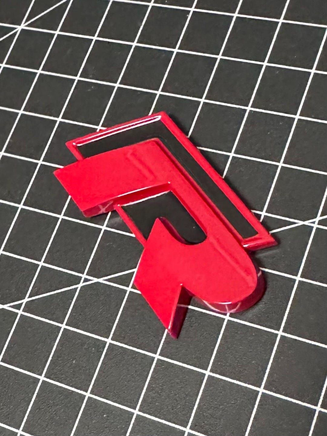 Original VW Golf 7 R Rear Logo Red / Black. - Etsy UK