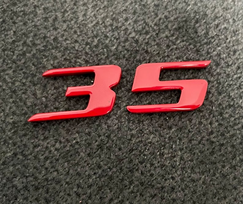 VW Golf GTI Wolfsburg Edition 35 Emblem in Tornado Red - Etsy