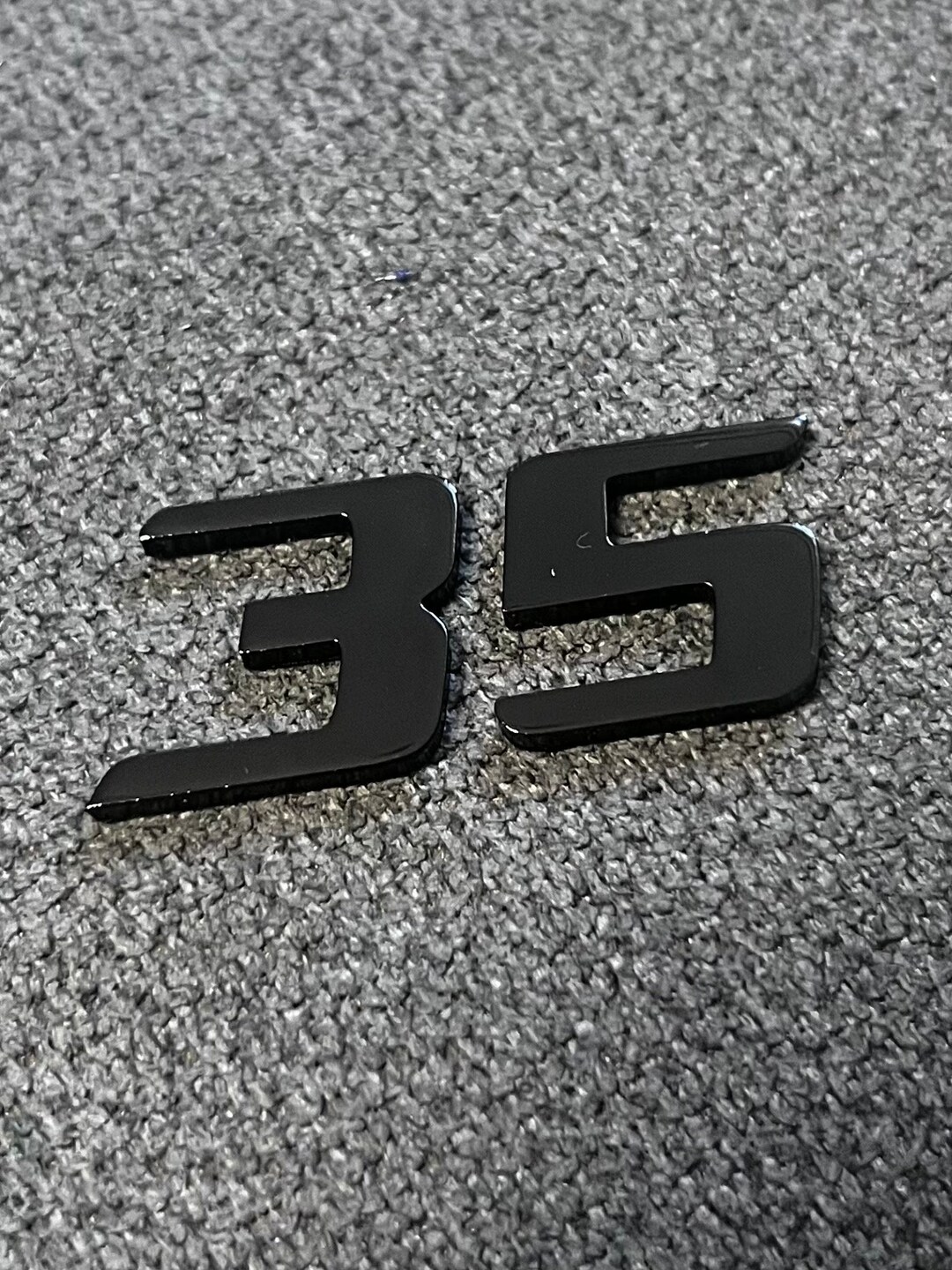 VW Golf Edition 35 Rear Emblem, Logo in Piano Black - Etsy