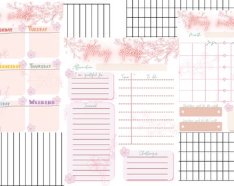 Ultimate 30 Day Planner Printable, Daily to Do List, Weekly Planner ...