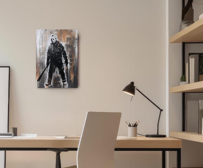 Printable Jason Voorhees Poster Download Halloween Banksy Wall Art ...