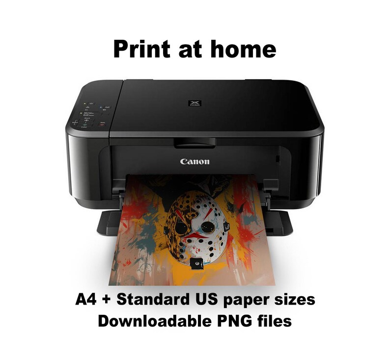 Jason Voorhees Poster Printable Pop Art Halloween Wall Art Friday the ...