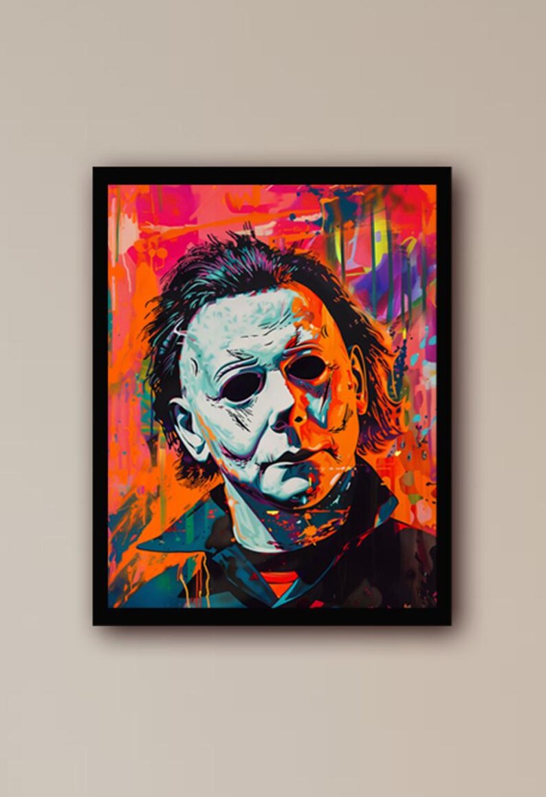 Michael Myers Poster Printable Halloween Wall Art High Resolution PNG ...