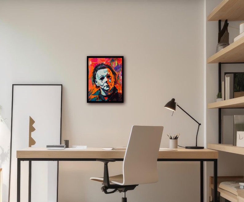 Michael Myers Poster Printable Halloween Wall Art High Resolution PNG ...