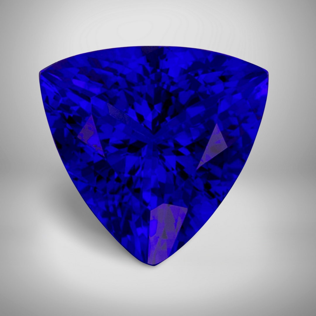Tanzanite Trillion Cut Faceted Gemstone Calibrated Flawless Loose ...