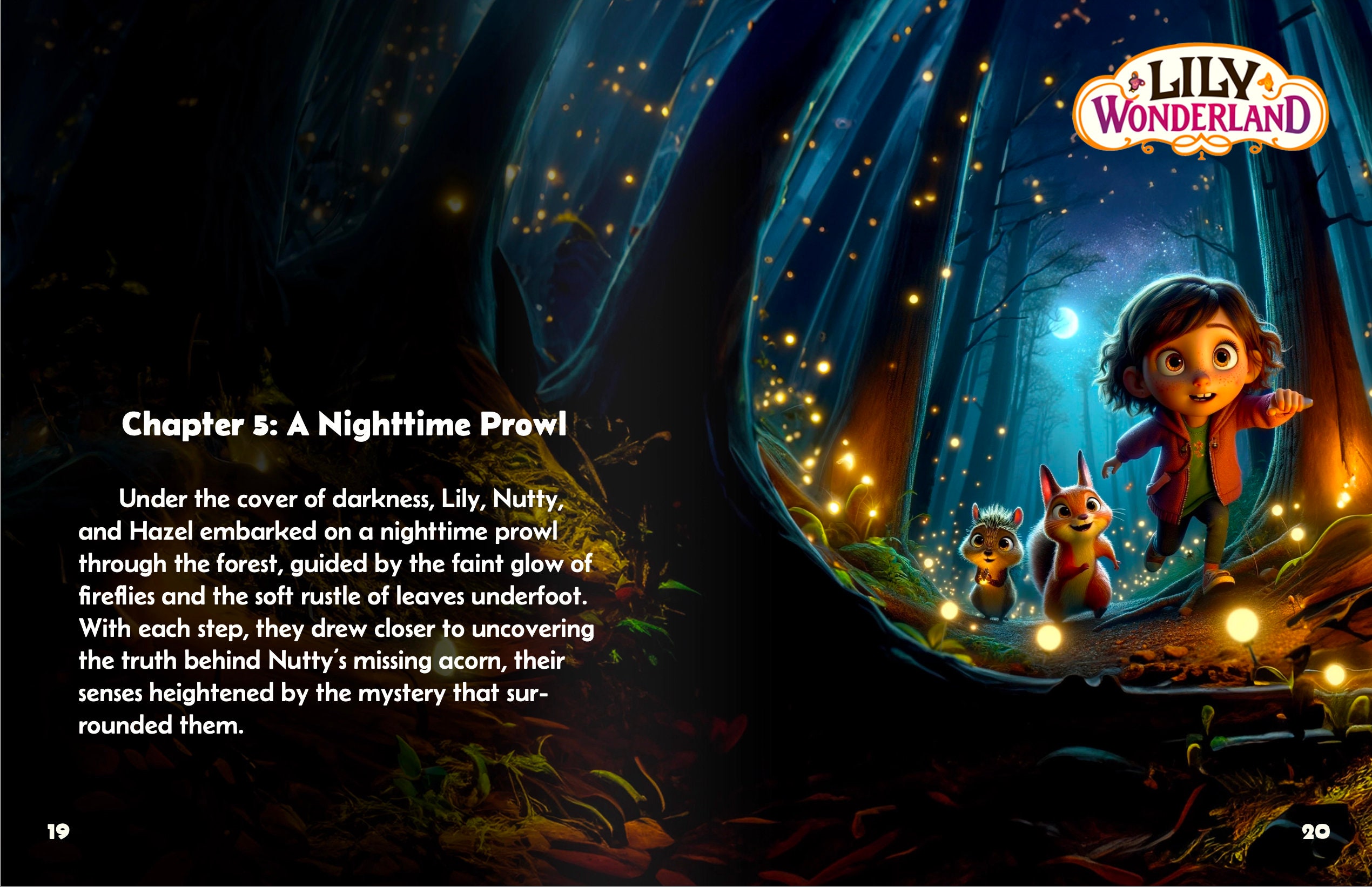 Lily's Wonderland Adventures the Mystery of the Lost Acorn - Etsy