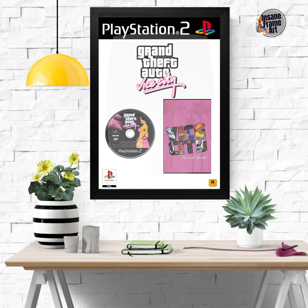 Grand Theft Auto Vice City Playstation 2 Original Disc and Manual ...
