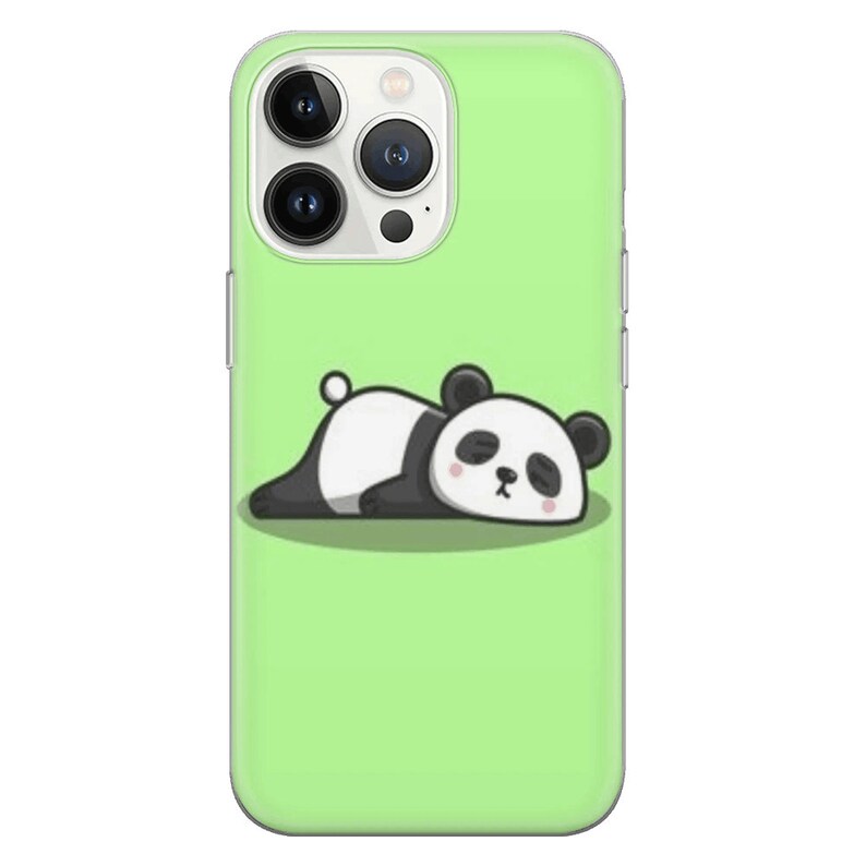 Kawaii Panda Phone Case Black and White Bear Cover for Pixel 7 6A ...