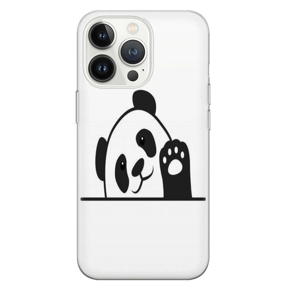 Kawaii Panda Phone Case Black and White Bear Cover for Pixel 7 6A ...