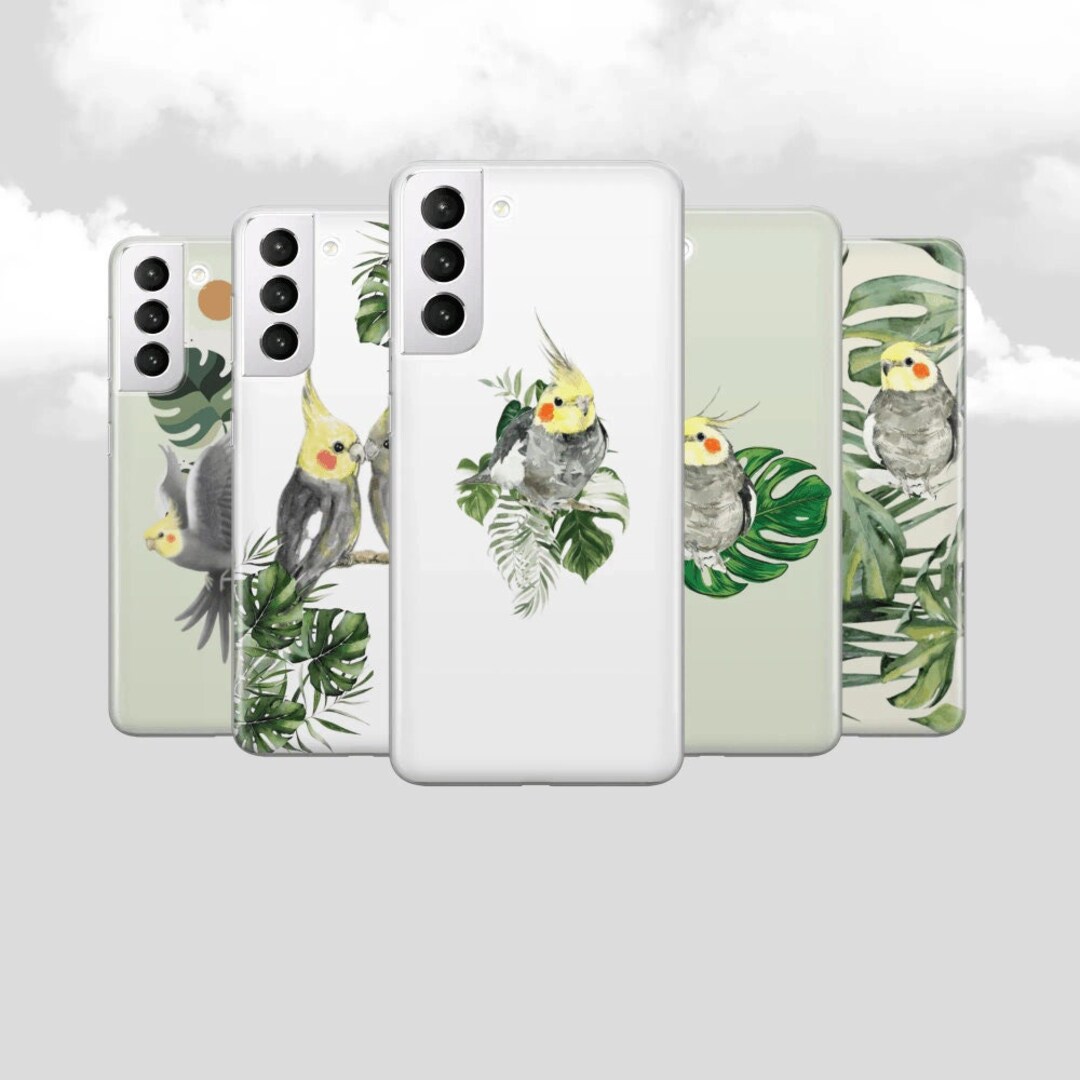 Cockatiel Phone Case Parrot Cover for Pixel 7 6A, iPhone 14 13 12 Pro ...
