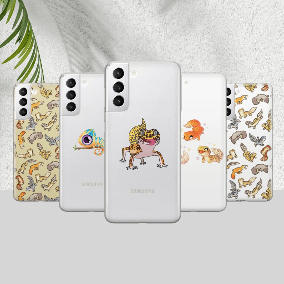 Leopard Gecko Phone Case Lizard Cover for Pixel 7 6A, iPhone 14 13 12 ...