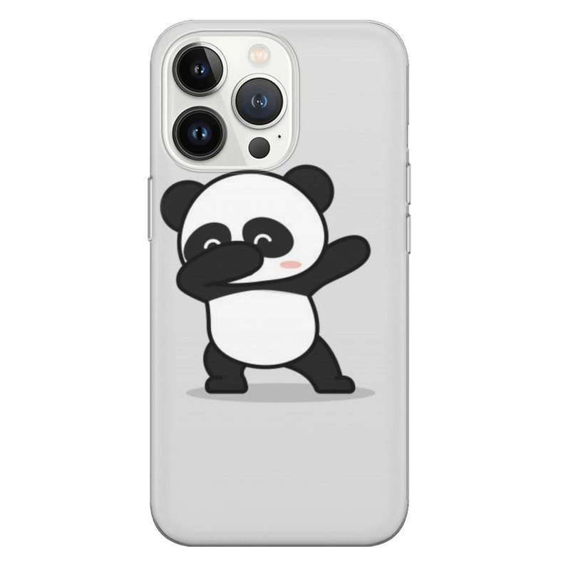 Kawaii Panda Phone Case Black and White Bear Cover for Pixel 7 6A ...