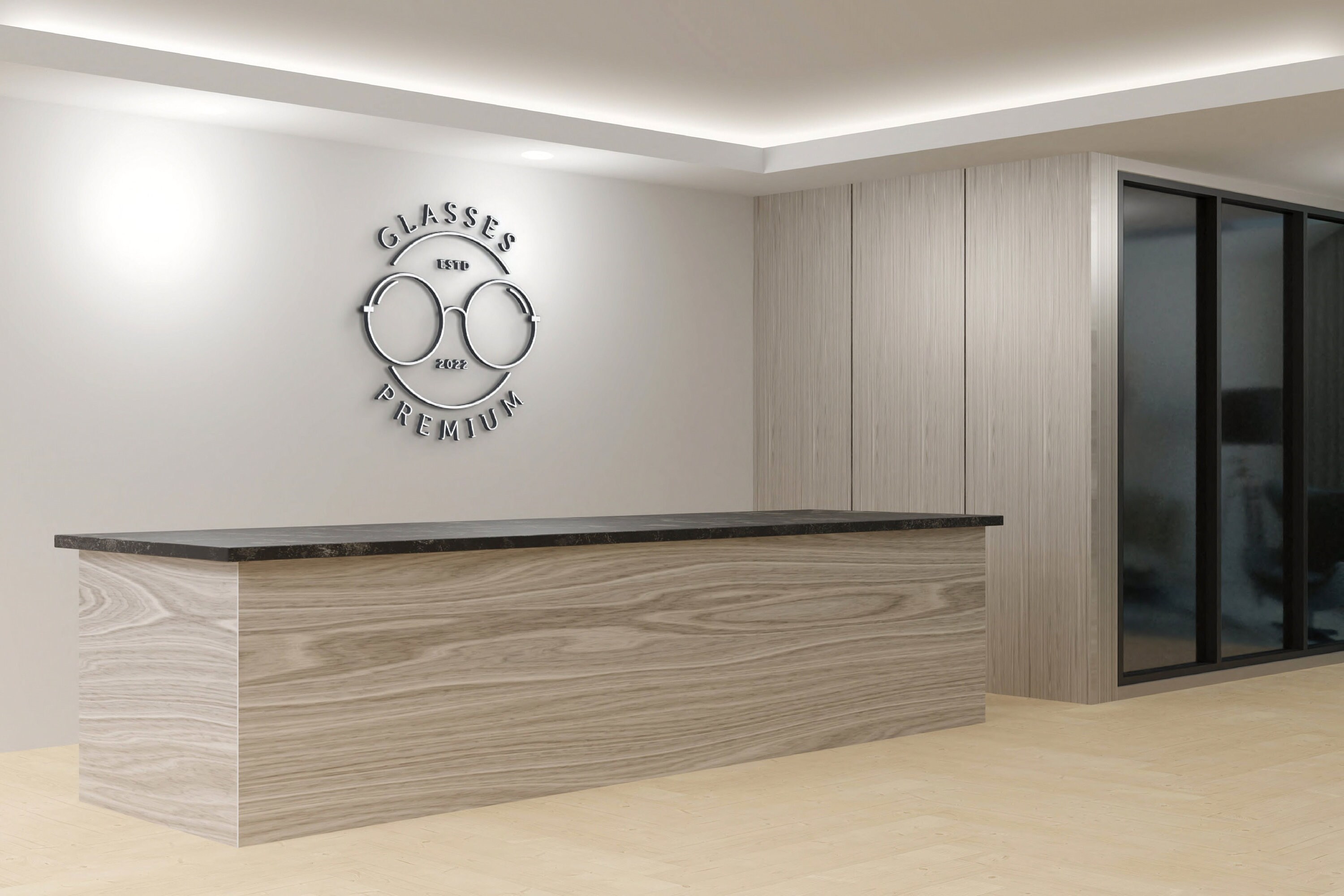 Reception Logo Sign Custom Laser Cut Logo Lobby Sign Custom - Etsy Canada