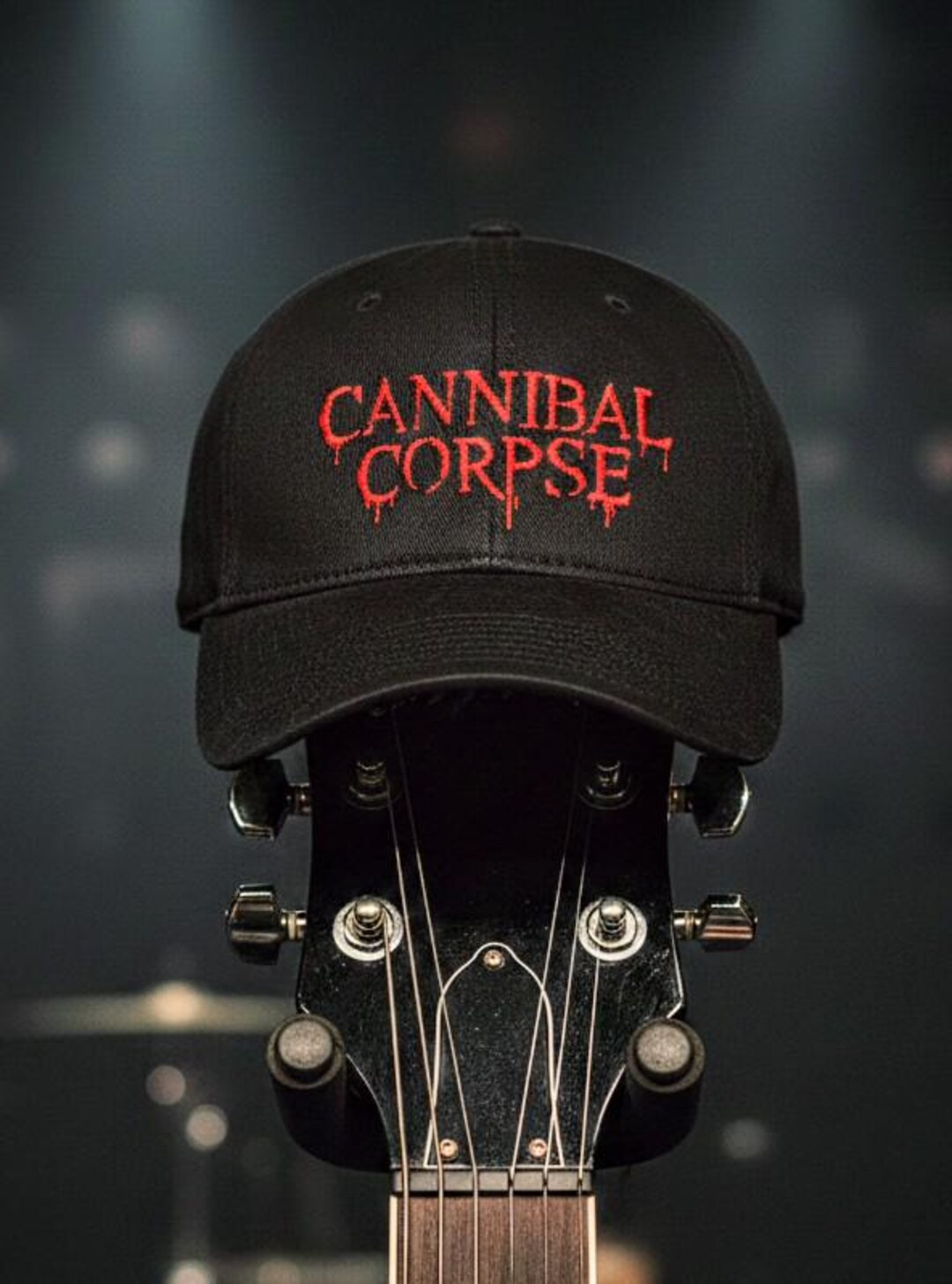 Cannibal Corpse Hat Logo Low Profile Cap | Death Metal Band Hat - Etsy