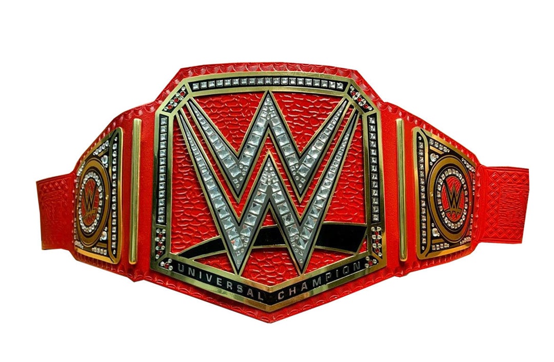 Red Universal Wrestling Championship Title Belt / Adult Size - Etsy