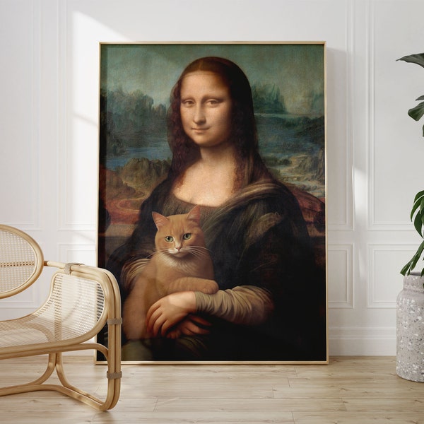 Mona Lisa Cat Bed - Etsy