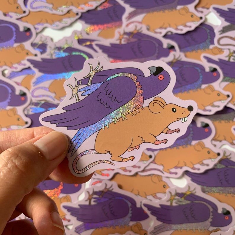 The Simpsons Fans Sticker Funny Rat Pigeon Surgery Sticker - Etsy