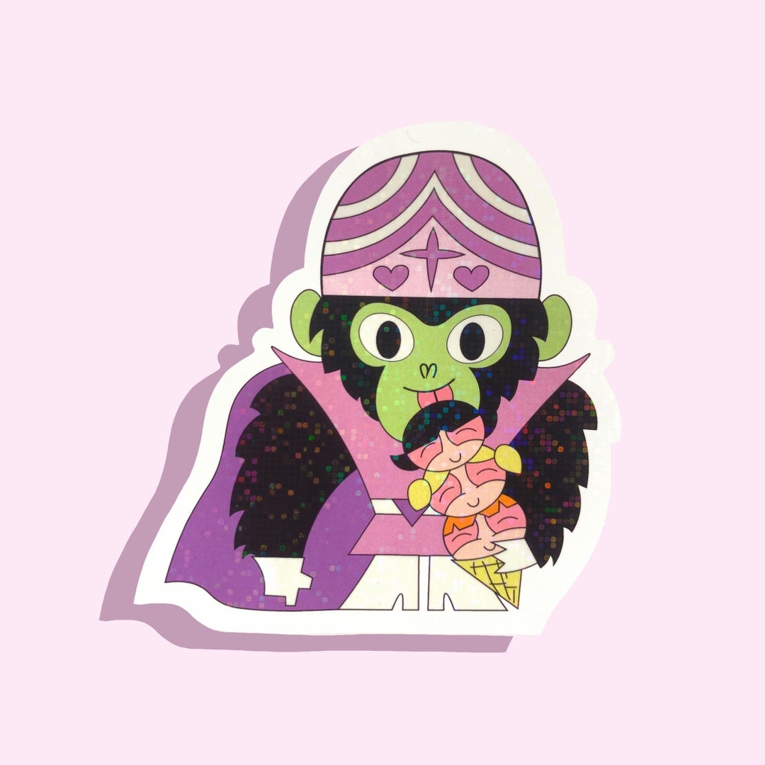 Mojo Jojo Sticker Kawaii Sticker the Powerpuff Girls Bestfriend Gif ...