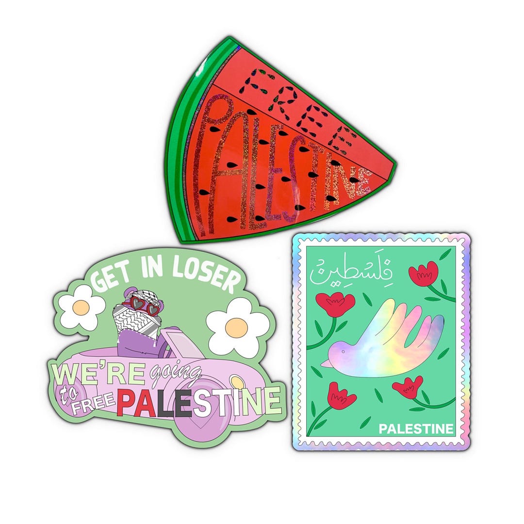 Free Palestine Sticker Pack | Resistance Stickers Grab Bag | Watermelon ...