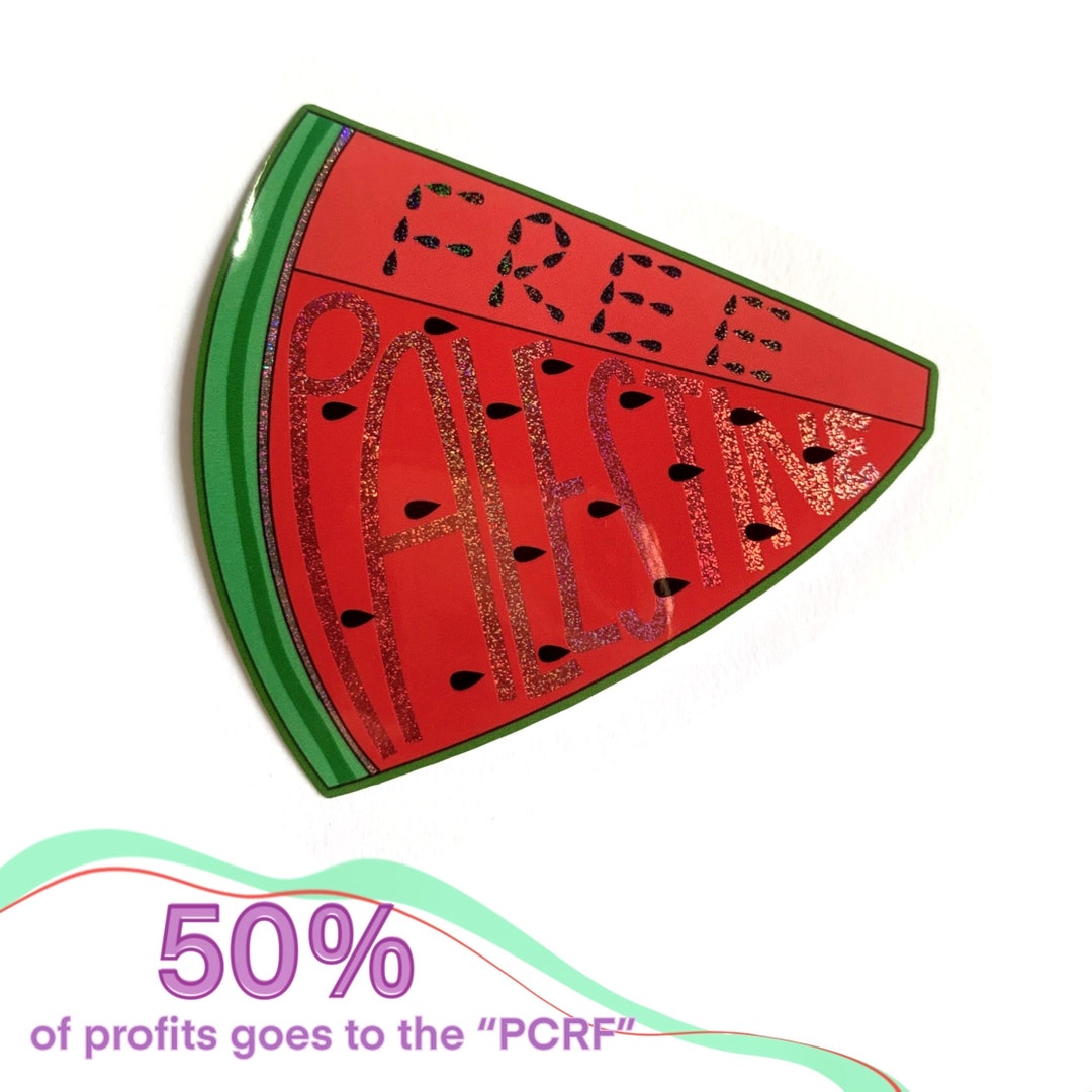 Watermelon Sticker Free Palestine Sticker Palestine Sticker I Stand ...