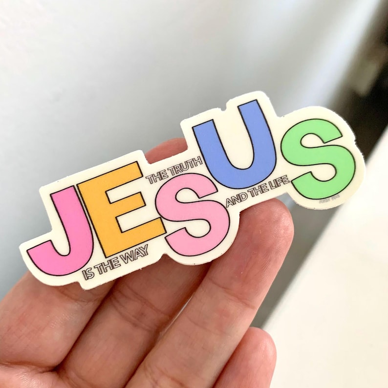 Jesus is the Way Sticker, Christian Sticker - Etsy