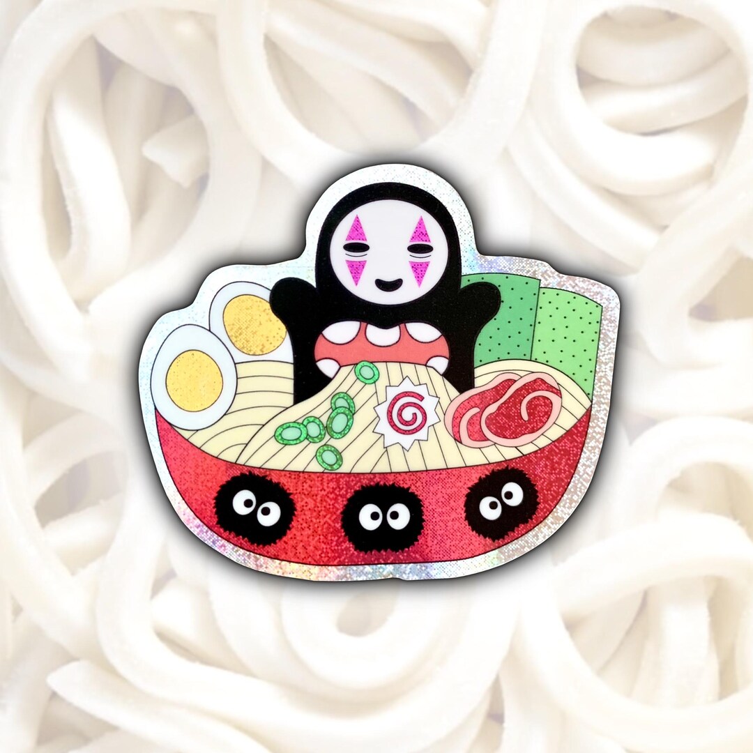 No Face Sticker | Kawaii Udon Sticker | Udon Girls | Bestfriend Gif ...