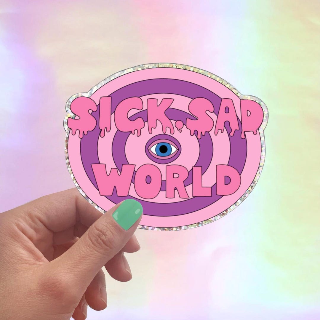 Daria Sick Sad World Vinyl Sticker 90s Sticker Daria Morgendorffer ...