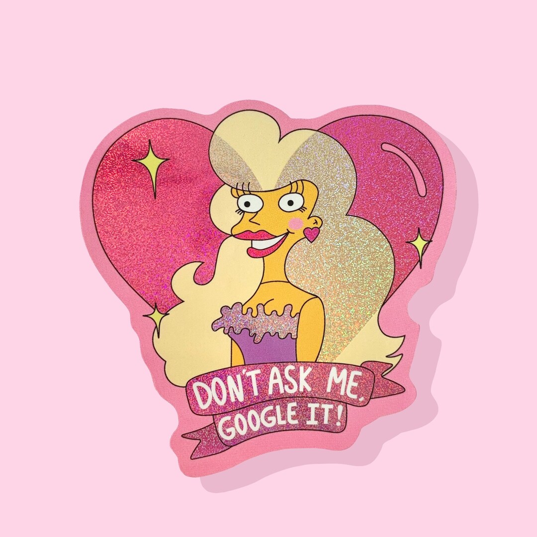 Sassy Sticker / Simpsons Sticker / Sarcastic Sticker - Etsy
