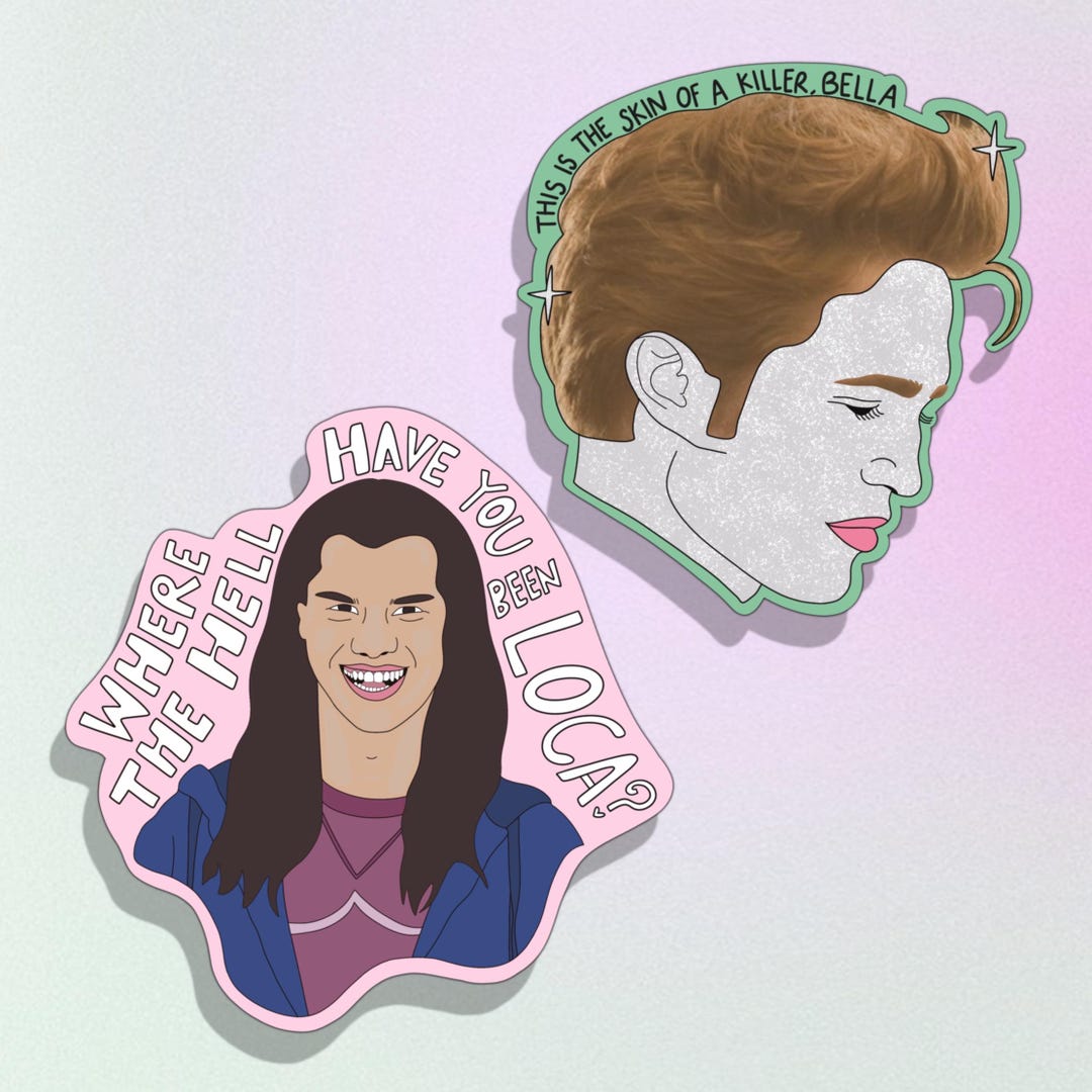 Edward Cullen Sticker & Jacob Black Water Bottle Sticker Funny Twilight ...