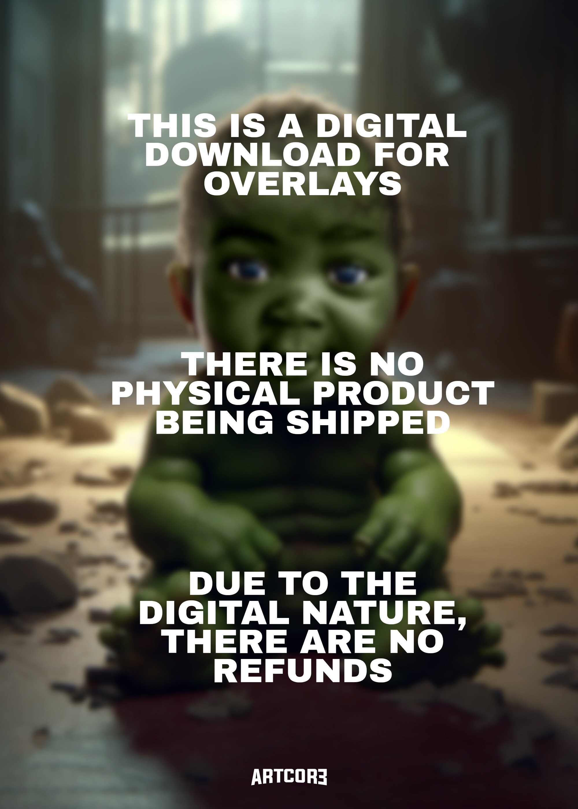 Hulk Digital Overlay, Photoshop Overlay, Mini Superhero Backdrop ...