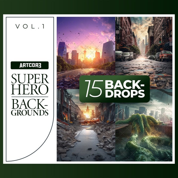 Superhero Backdrop - Etsy