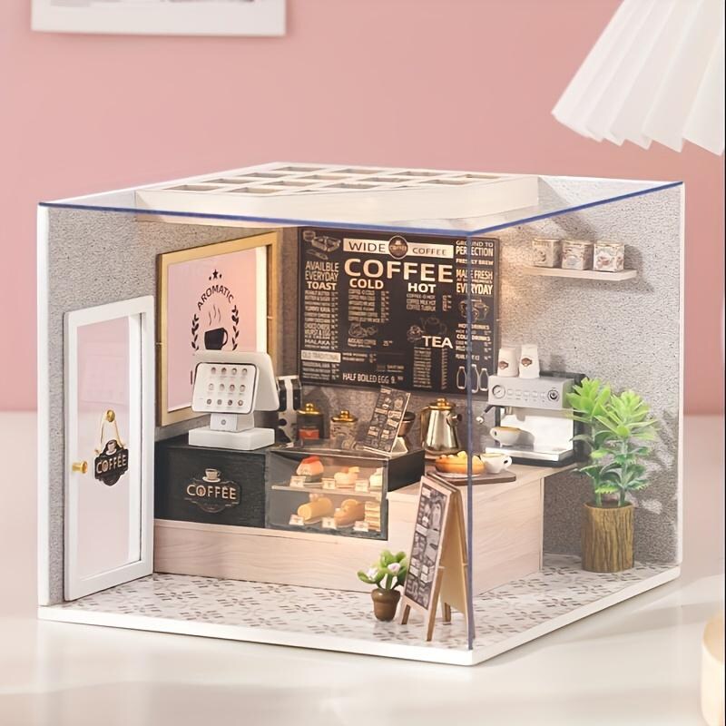 Miniature Coffee Shop - Etsy
