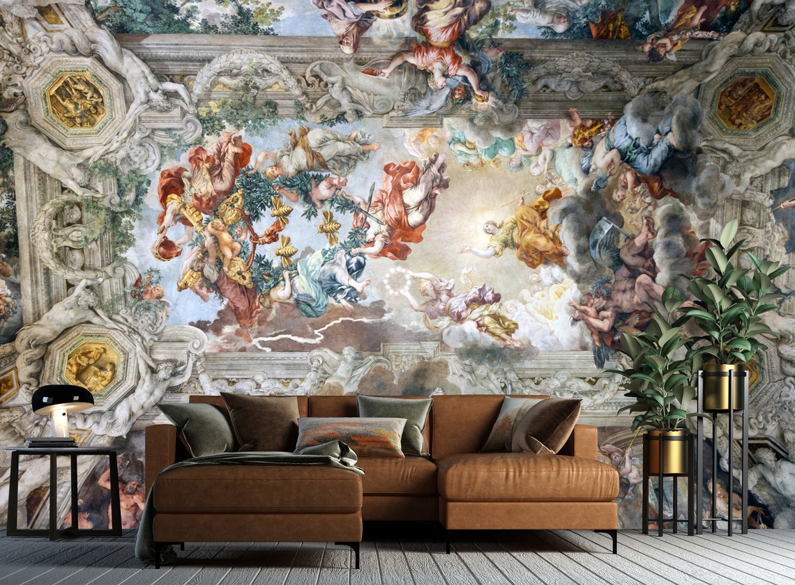 Renaissance Art Wallpaper | Palazzo Barberini in Rome | Fresco Art ...