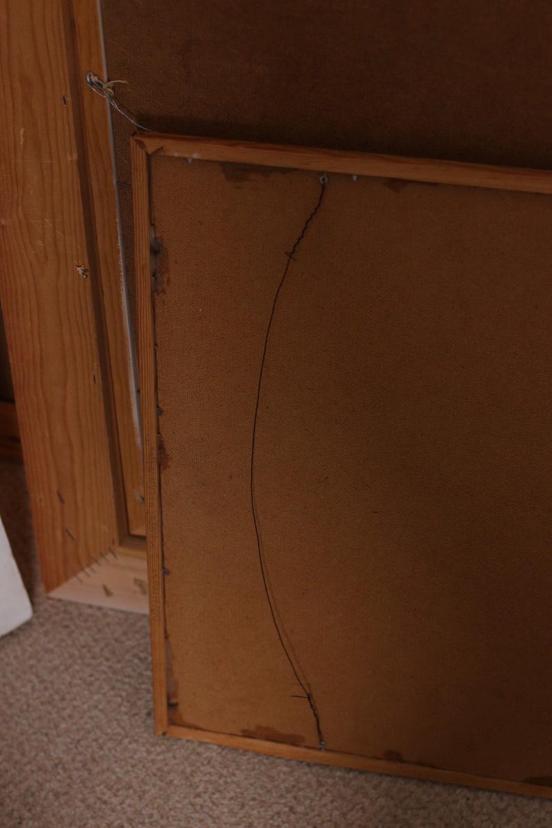 Original Swedish Oil on Panel – “wavy Trees” by Bertil Almgren ...