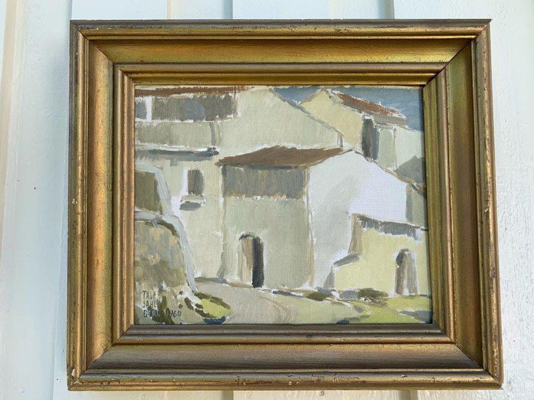 1960s Original Swedish Mid-century Oil on Board Painting" Spansk " by ...