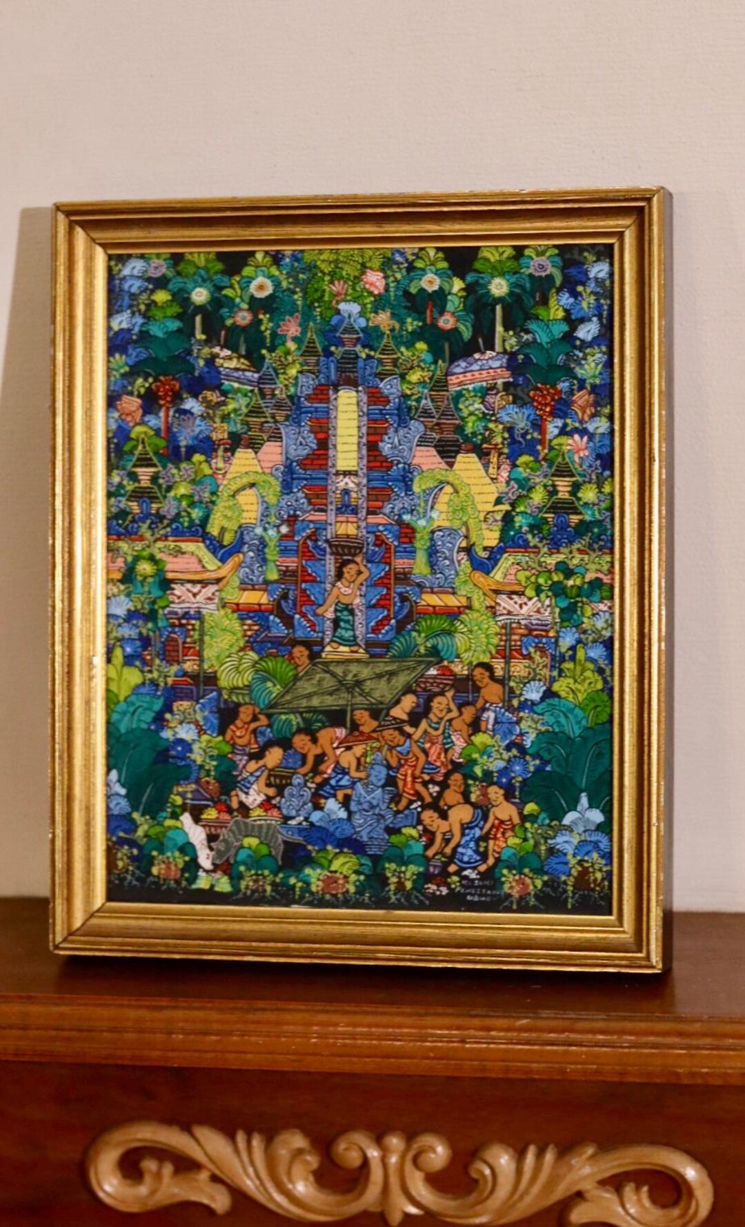 Original Balinese Oil on Canvas - Ubud Young Artists - Etsy