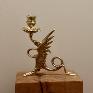 Brass Griffin Candlestick Holders - Etsy