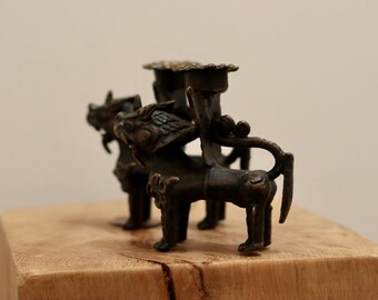 Brass Griffin Candlestick Holders - Etsy