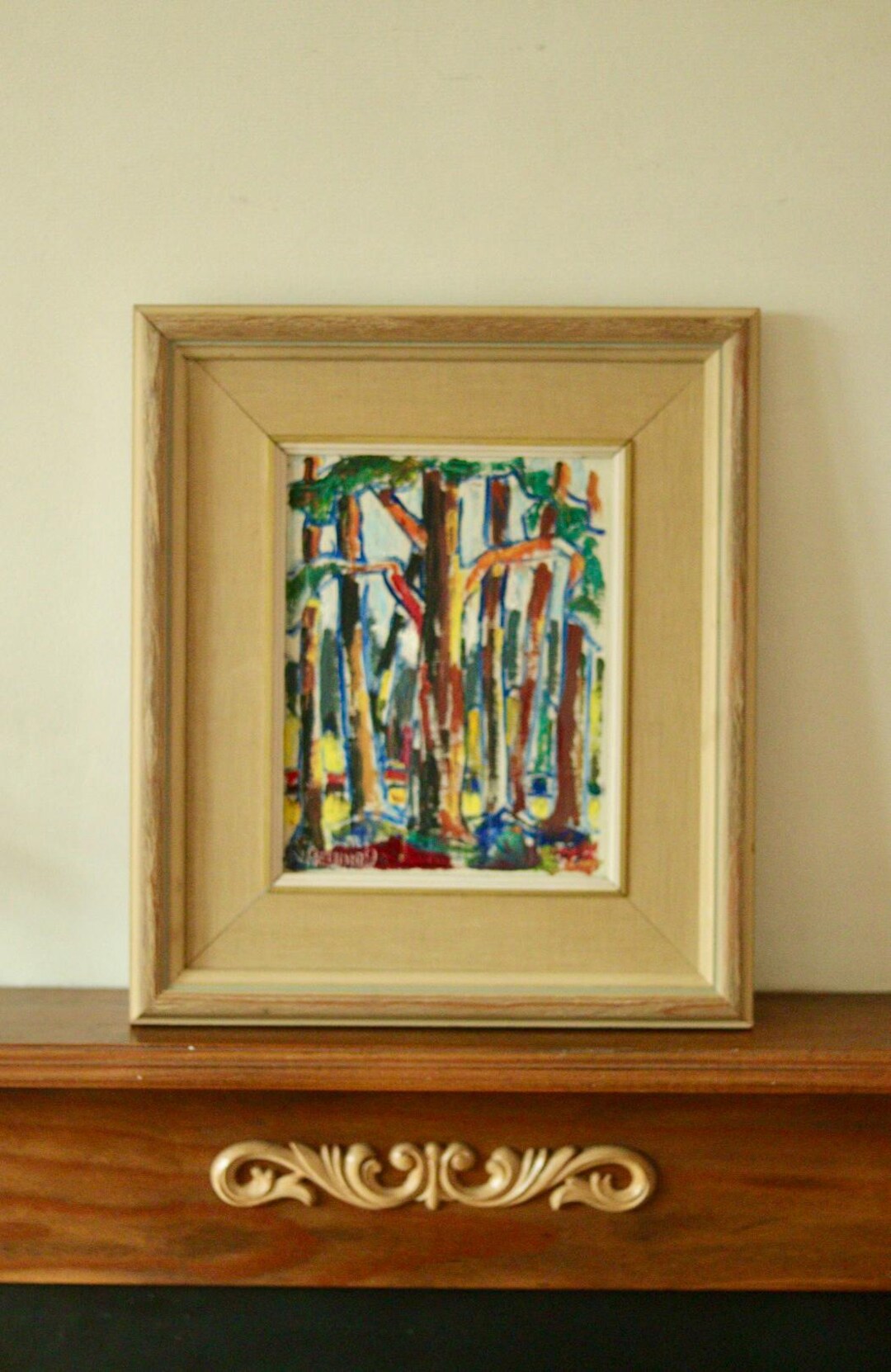 Original Swedish Mid-century Oil on Canvas – “forest” by Wilhelm ...