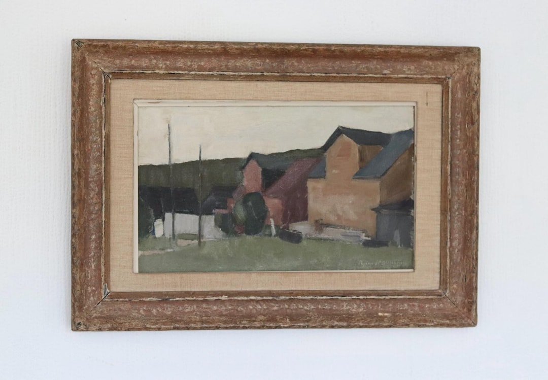 Original Swedish Oil on Panel – “neighbours” by Björn Hallström ...