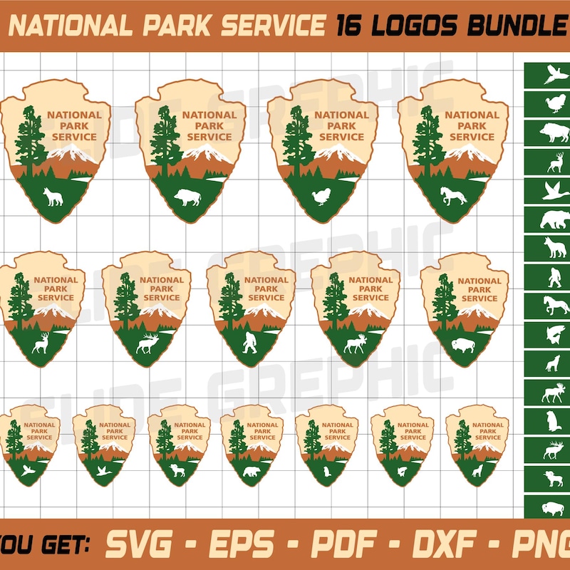 National Park Symbol - Etsy
