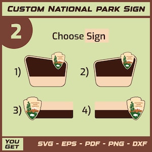 NPS Inspired, Custom National Park Sign | Personalized Camp Wedding ...