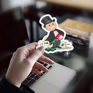 Monopoly Man | SVG | PNG | EPS | Ai | Digital Download | Svg Files for ...