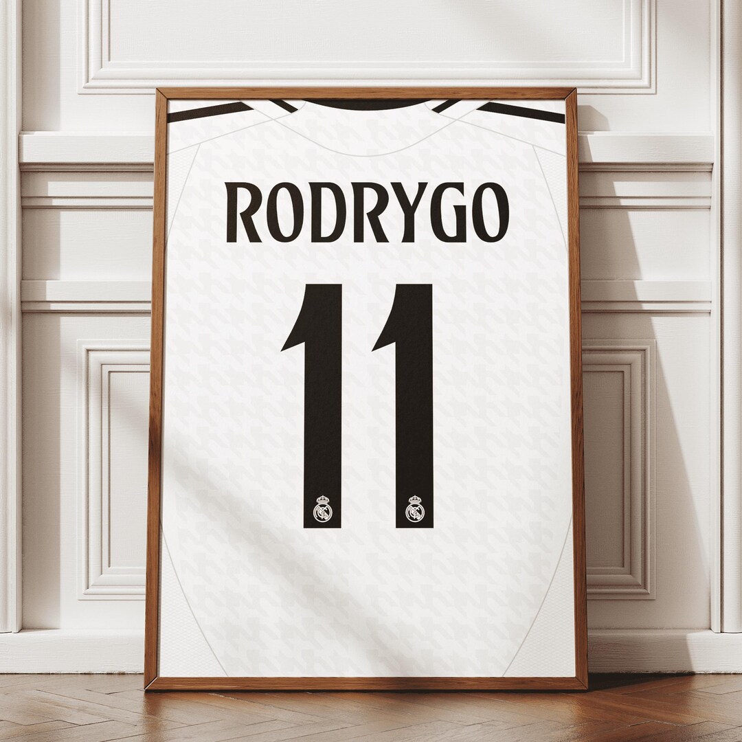 Rodrygo - Real Madrid Wall Art, Printable Football Player Star Poster ...