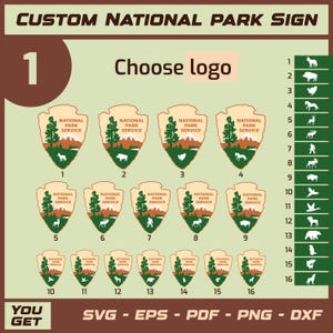NPS Inspired, Custom National Park Sign | Personalized Camp Wedding ...
