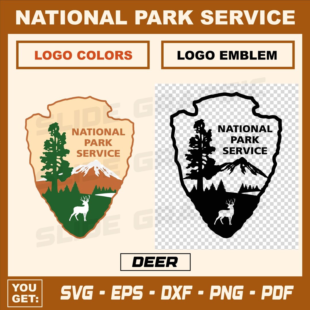 Deer National Park Service Logo Wildlife, Emblem and Color Logos, NPS ...
