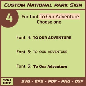 NPS Inspired, Custom National Park Sign | Personalized Camp Wedding ...