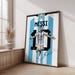 Lionel Messi Goat - 4K Poster - Etsy