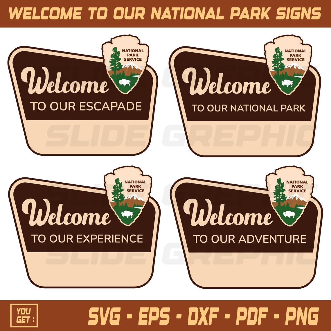Editable National Park Signs, National Park Gifts, Welcome to Our ...